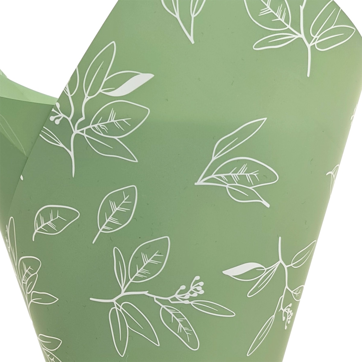 Gum Leaf Premium Matte Poly - 65mic – 50cmx70cmx100 sheets / Sage/White ...