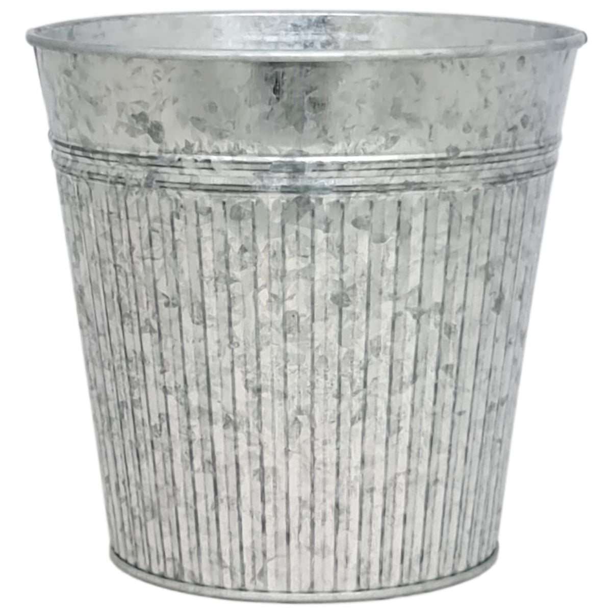 Round Metal Pail Bucket / Nat - Floral Craft