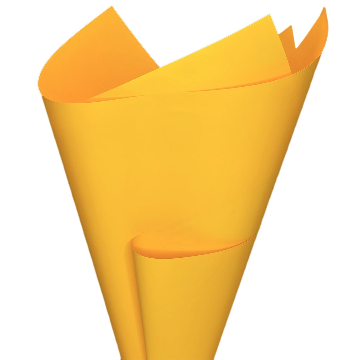 Premium Matte Poly Cello Wrap - 65mic 50cmx70cm x 100 sheets / Yellow ...