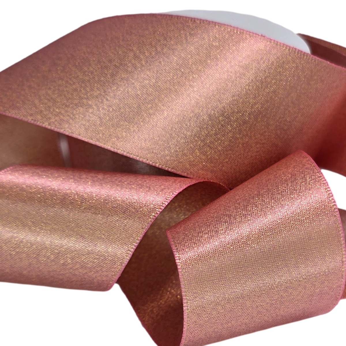 Shimmer Satin Ribbon Pink | 50 mm × 25 m – Floral Craft