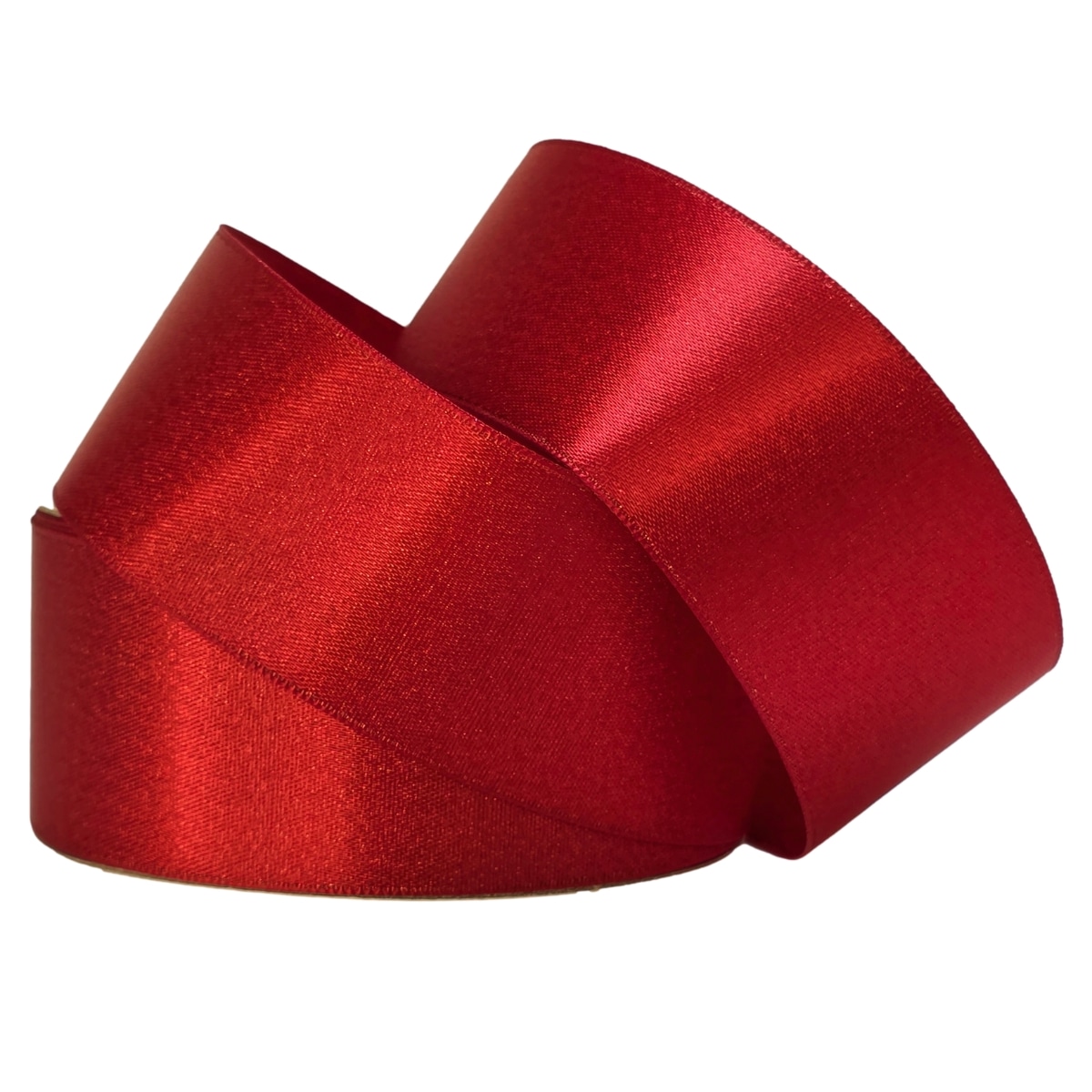 Shimmer Satin Ribbon Red | 38 mm × 25 m – Floral Craft