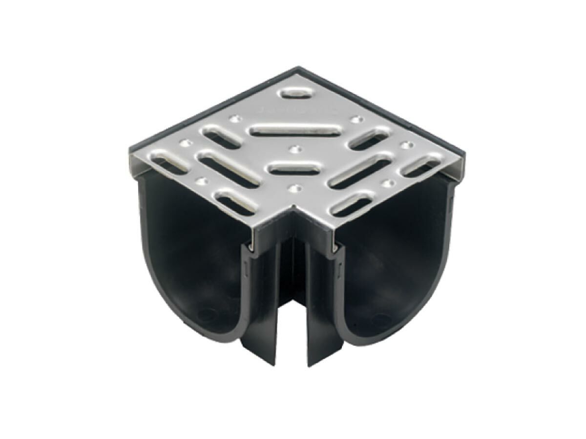 Strip Drain Corner Stainless Steel - Four Seasons Landscape Supplies