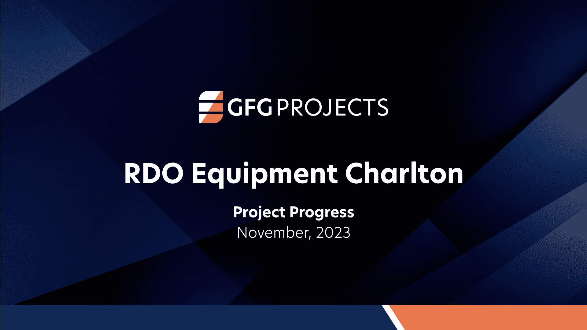 Progress! RDO Charlton – GFG Projects