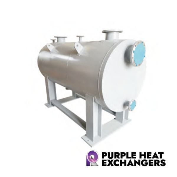 Plate and Shell Heat Exchanger | Purple Heat Exchangers