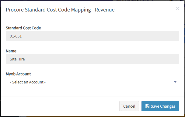 How to Map Cost Codes to MYOB Accounts in OneCore MYOB – Interfy Help