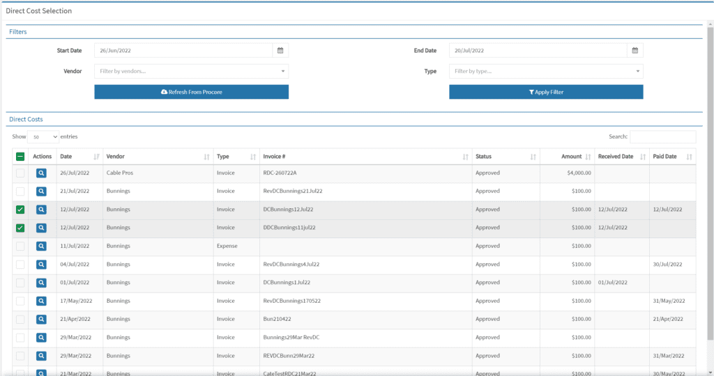 Cost Plus | OneCore – Interfy Help