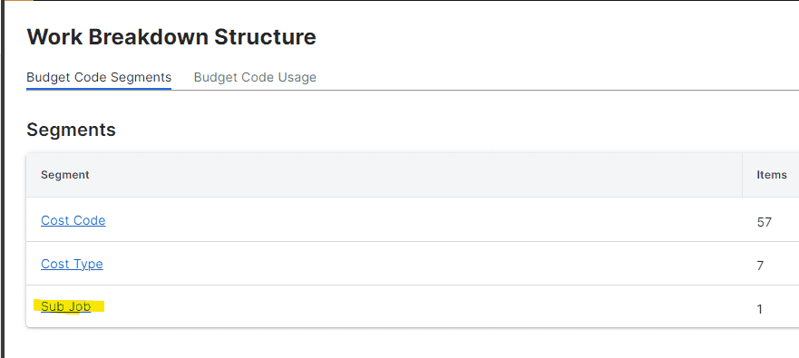 How to re-use Standard Cost Code in Procore Subjob? – Interfy Help