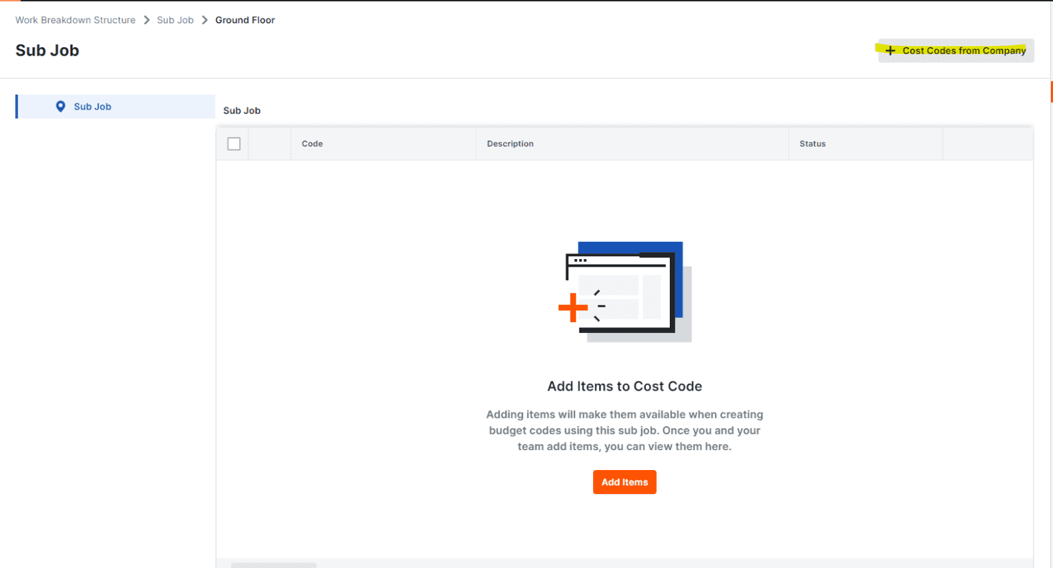 How to re-use Standard Cost Code in Procore Subjob? – Interfy Help