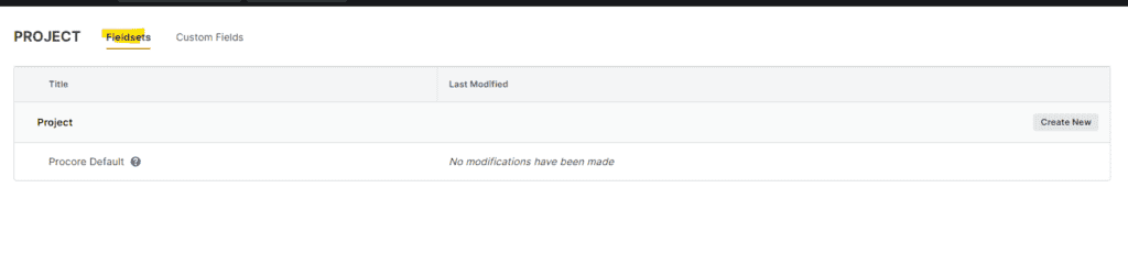 Project Setup Using Procore Custom Field Interfy Help
