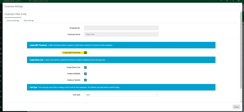 How to Activate Create QuickBooks Timesheet based on Employee – Interfy ...