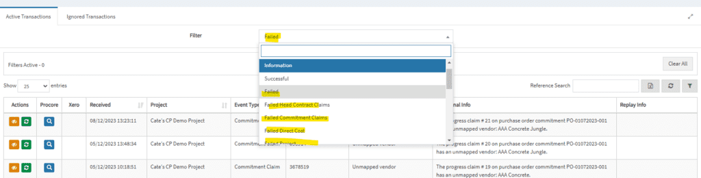 How Can I View Failed Transactions? – Interfy Help