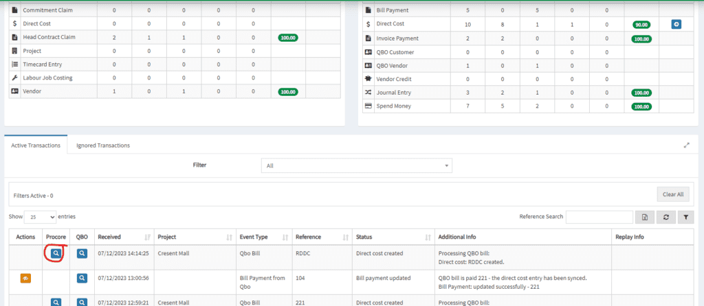 Configure Received Date Field in Direct Cost from QuickBooks – Interfy Help