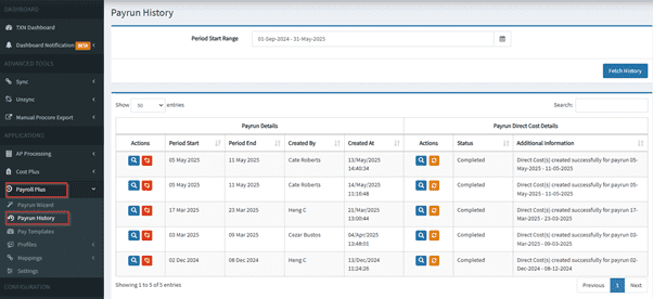 Payroll Plus | OneCore MYOB – Interfy Help