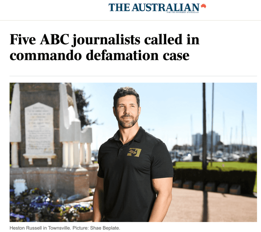 Heston Sues the ABC - Heston Russell
