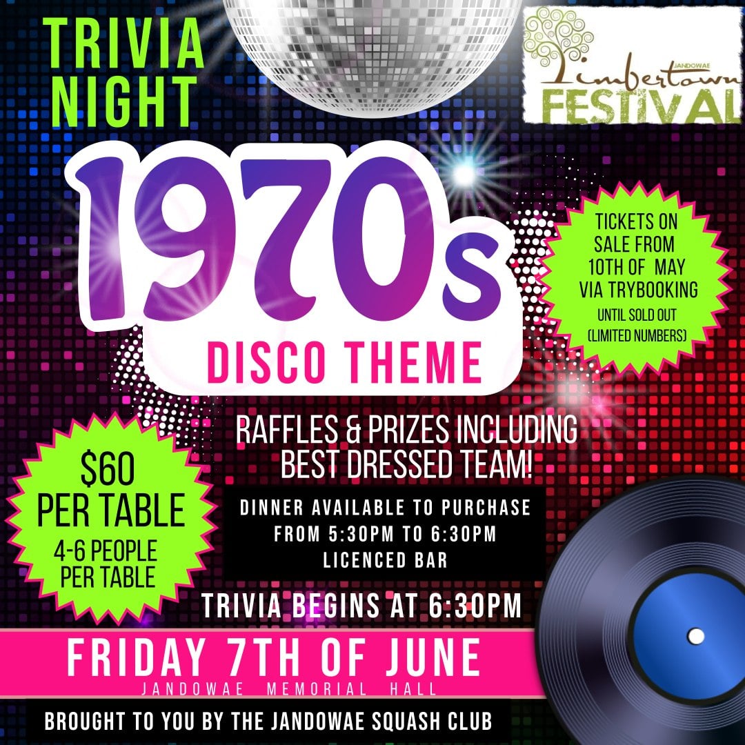 Friday - Jandowae Timbertown Festival