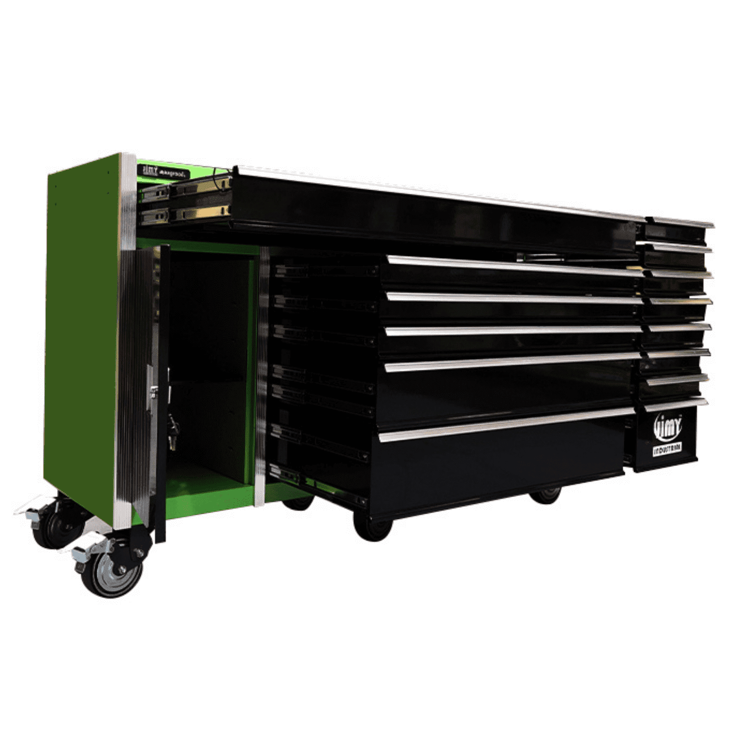 HAMMERHEAD 4.0T BASE FRAME TWO POST LIFT HOIST + 14 DRAWER 72” TOOL BOX ...