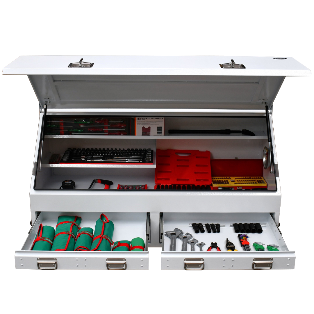 746PC ADVANCED 4 DRAWER TRUCK TOOL KIT 1200MM (WHITE) - Jimy Tools