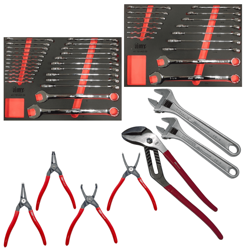 532PC INTERMEDIATE 4 DRAWER TRUCK TOOL KIT 1500MM (CHARCOAL) - Jimy Tools