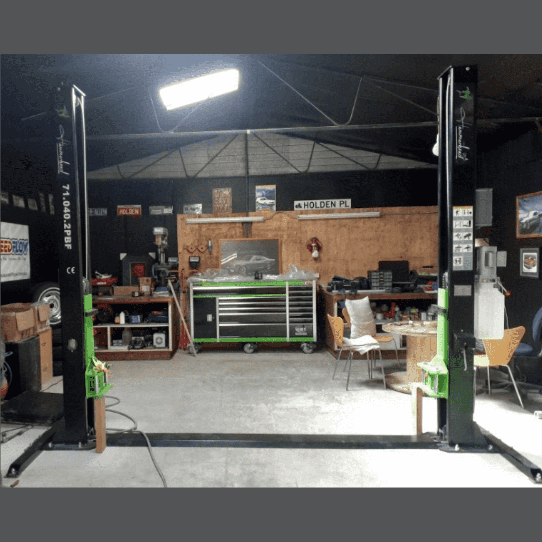 HAMMERHEAD 4.0T BASE FRAME TWO POST LIFT HOIST + 14 DRAWER 72” TOOL BOX ...