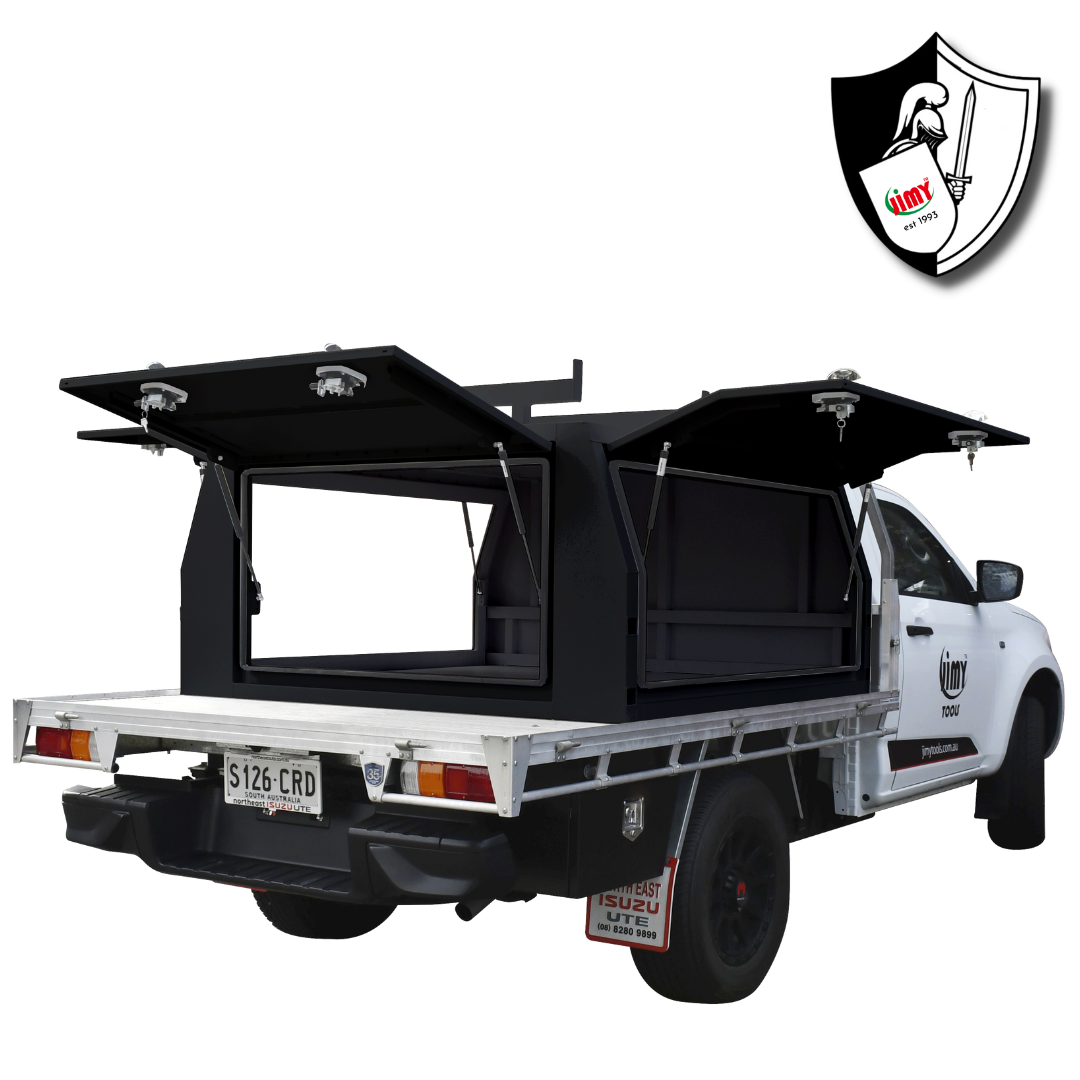 POWDER COATED ALUMINIUM CANOPY (1780x1780x860mm) (BLACK KNIGHT) - Jimy ...