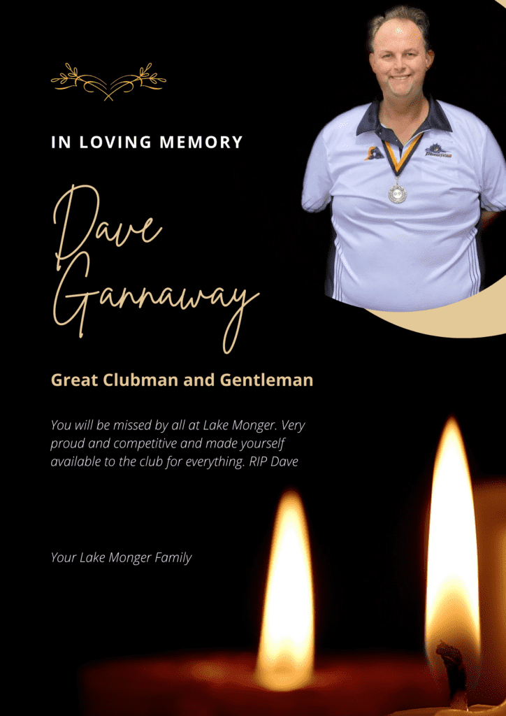 Vale Dave Gannaway - Lake Monger Recreation Club