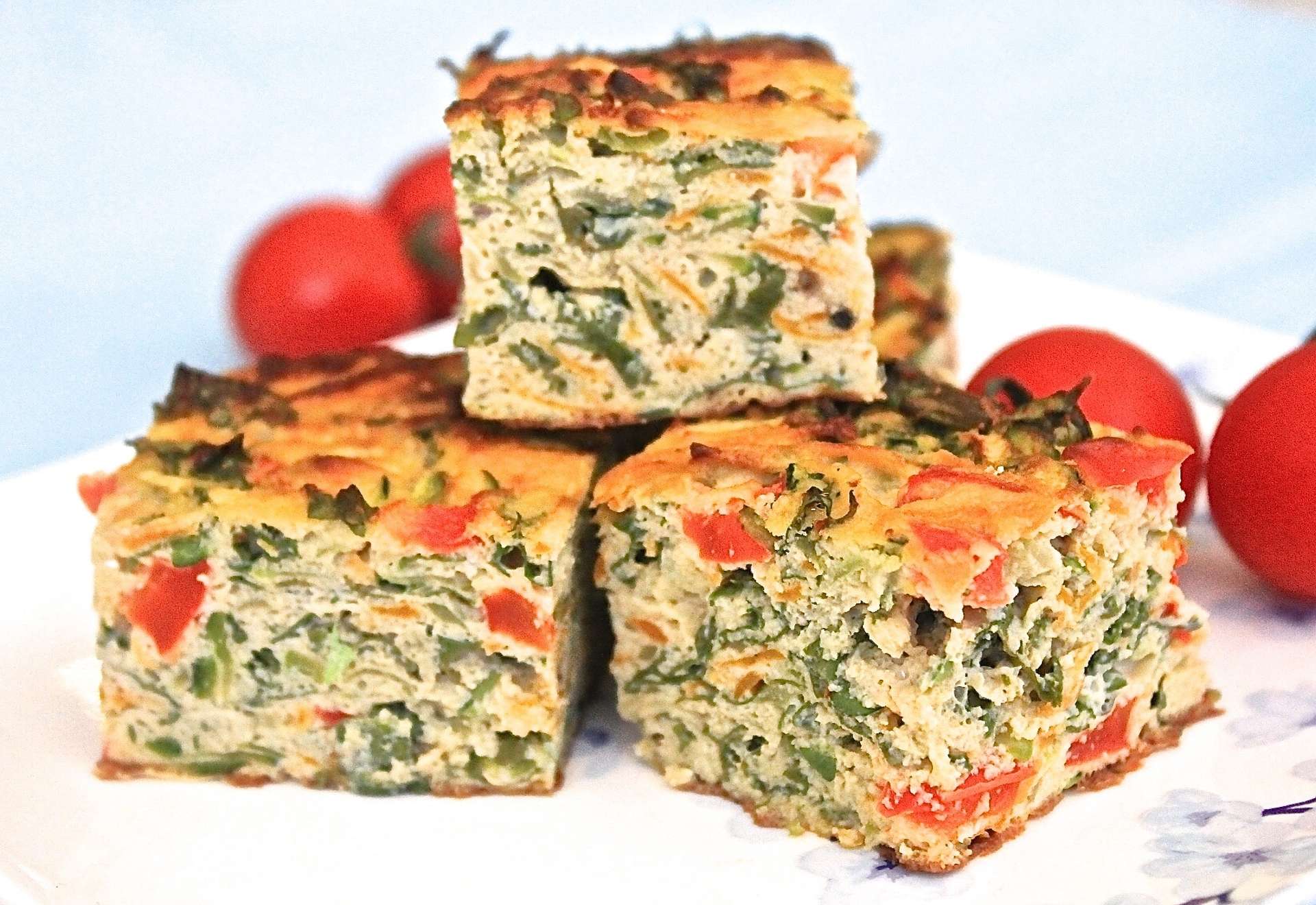 Rainbow Vegetable Slice - Live Love Nourish