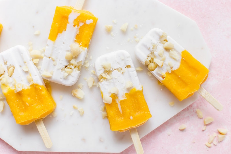 Mango Macadamia Popsicles Recipe - Live Love Nourish
