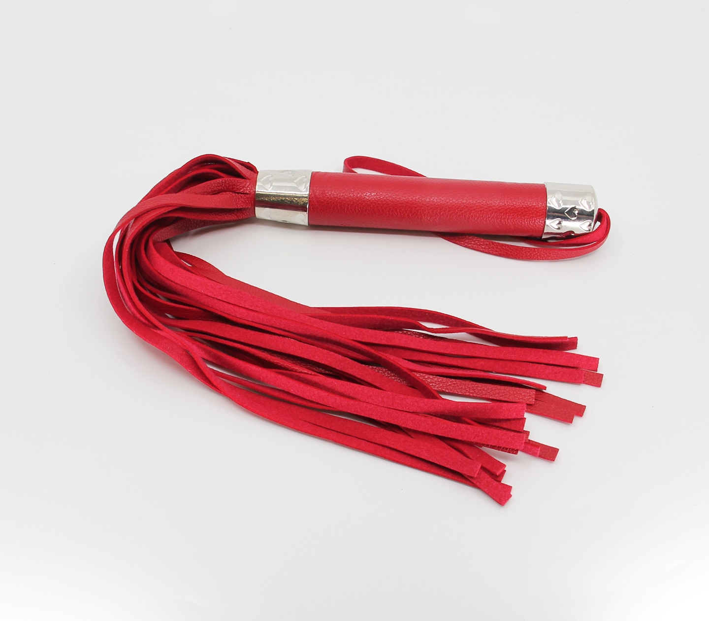 Metal Tipped heart flogger | Love In Leather