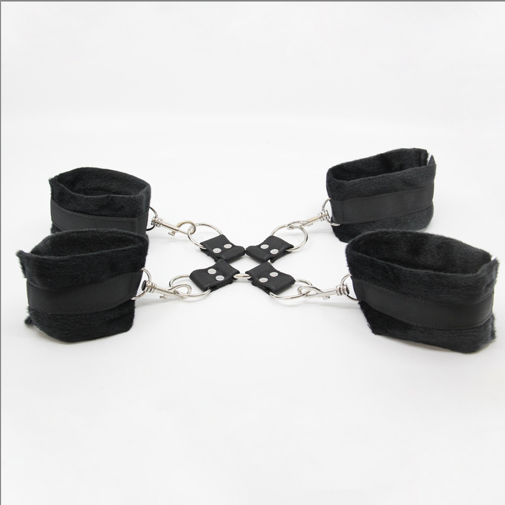 Soft Furry Hog Tie Shackle | Love In Leather