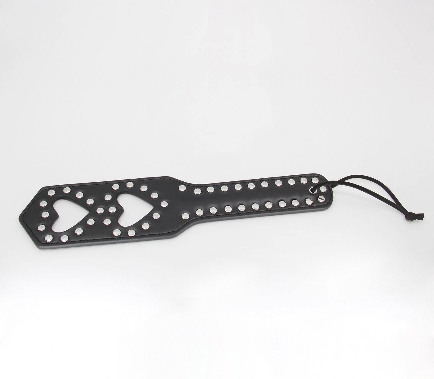 Studded Heart Paddle | Love In Leather