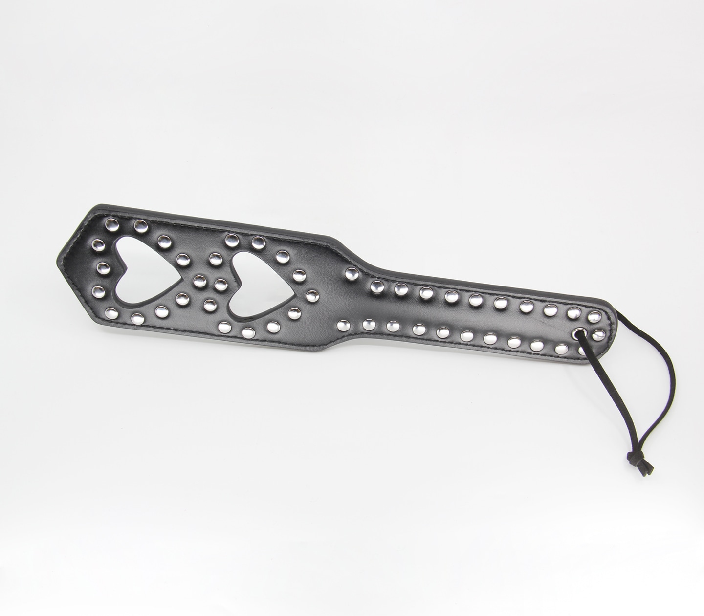 Studded Heart Paddle | Love In Leather