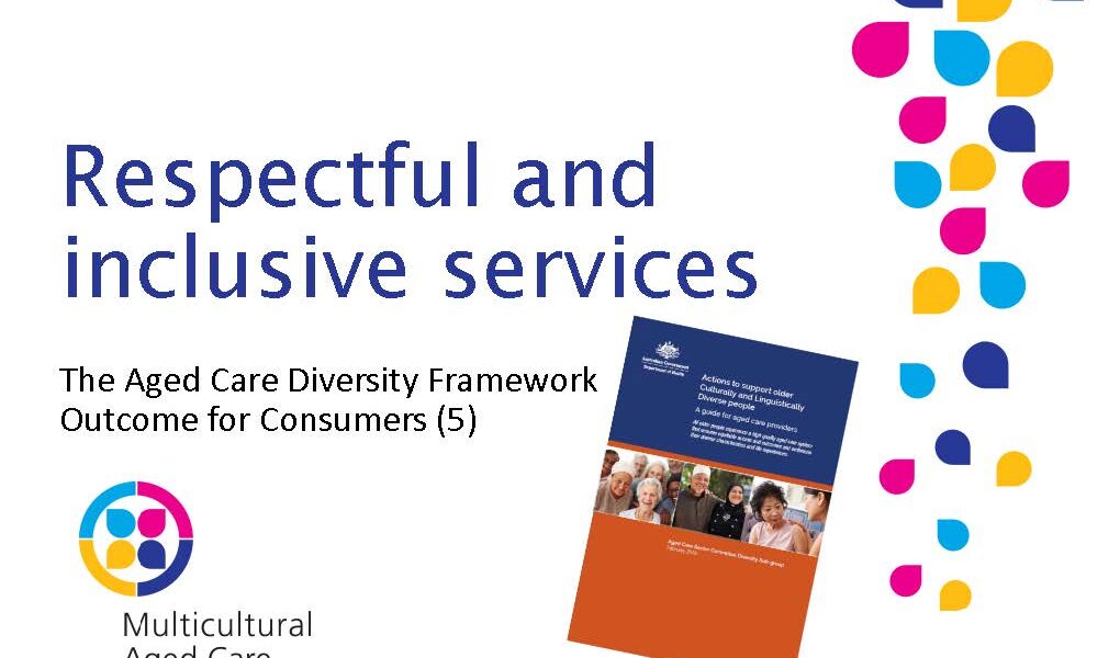 Diversity Framework Webinar Series 2020-21 - Multicultural Aged Care