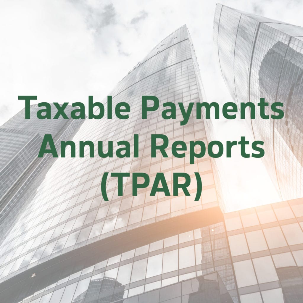 Taxable Payments Annual Reports (TPAR) - Moore Lewis & Partners