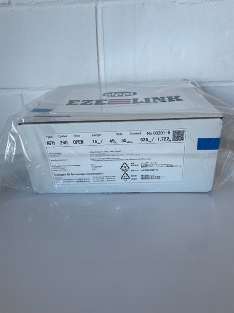 NIPPI 525M 260 COLLAGEN CASING - MPS Meat Processing Supplies Western ...