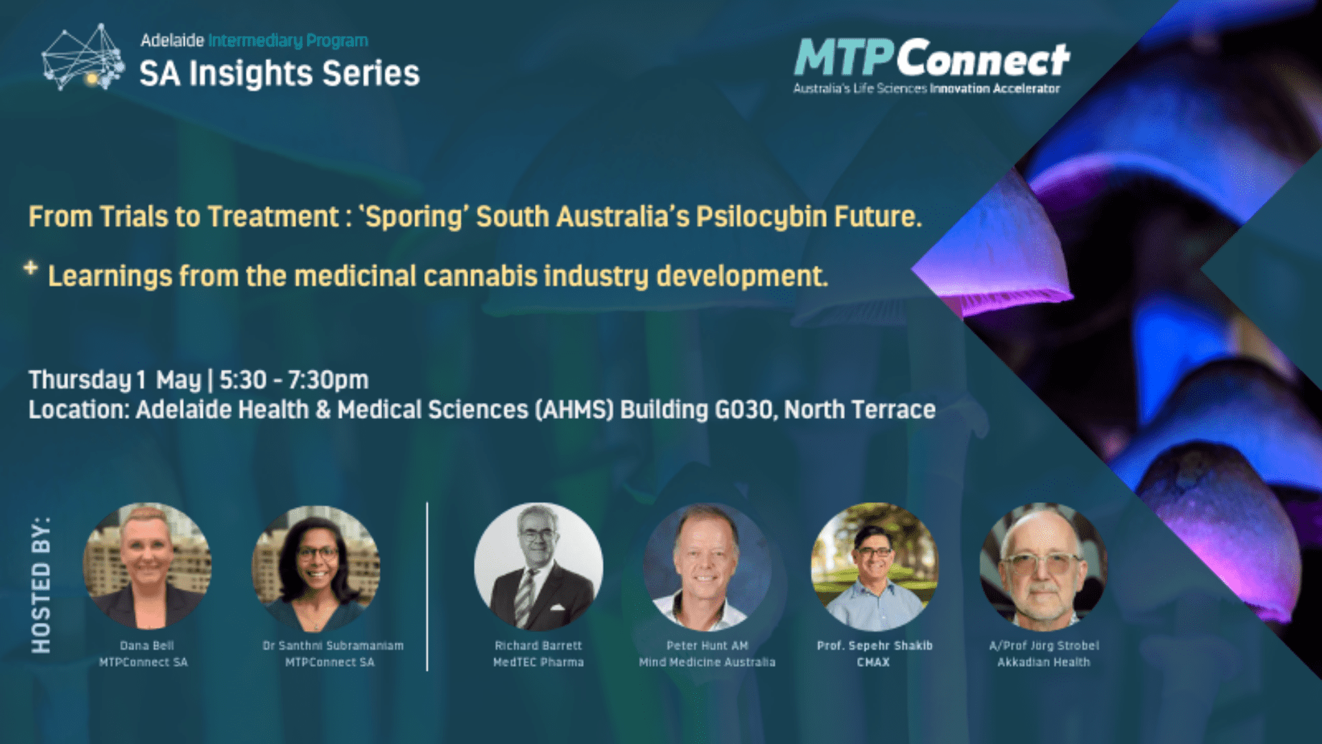 SA Insights: From Trials to Treatment” ‘Sporing’ South Australia’s Psilocybin Future ...