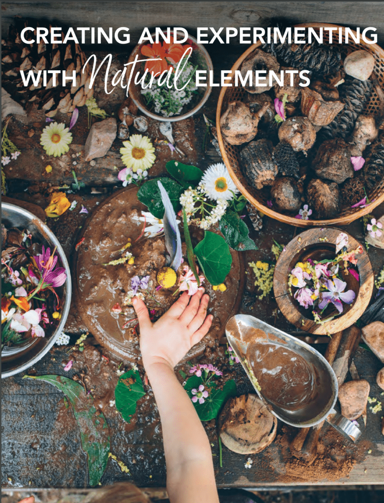 Creating and Experimenting with Natural Elements Poster | Nature Play SA