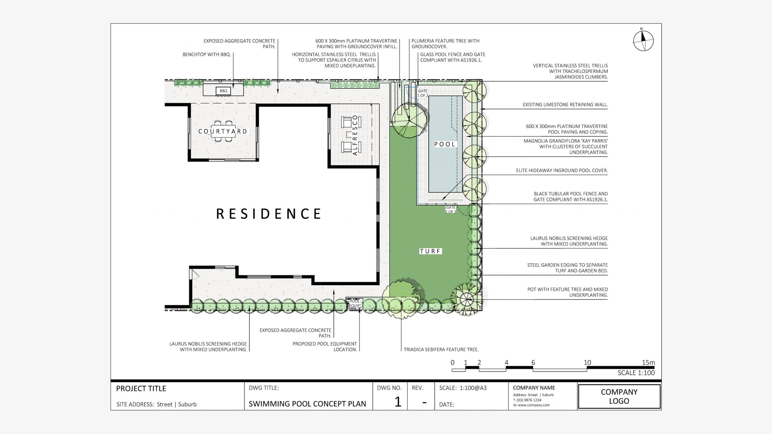 3D Pool Design Presentations Services | Pitchbox