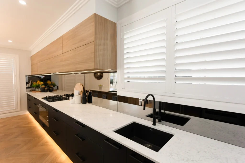 Minimalist Monochrome Kitchen In Warnervale | Planit Kitchens
