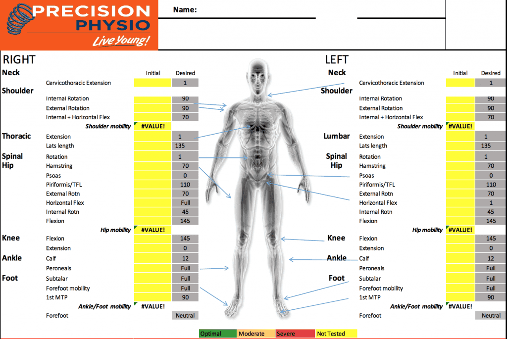 Athlete Mobility Evaluation Perfected | Precision Physio