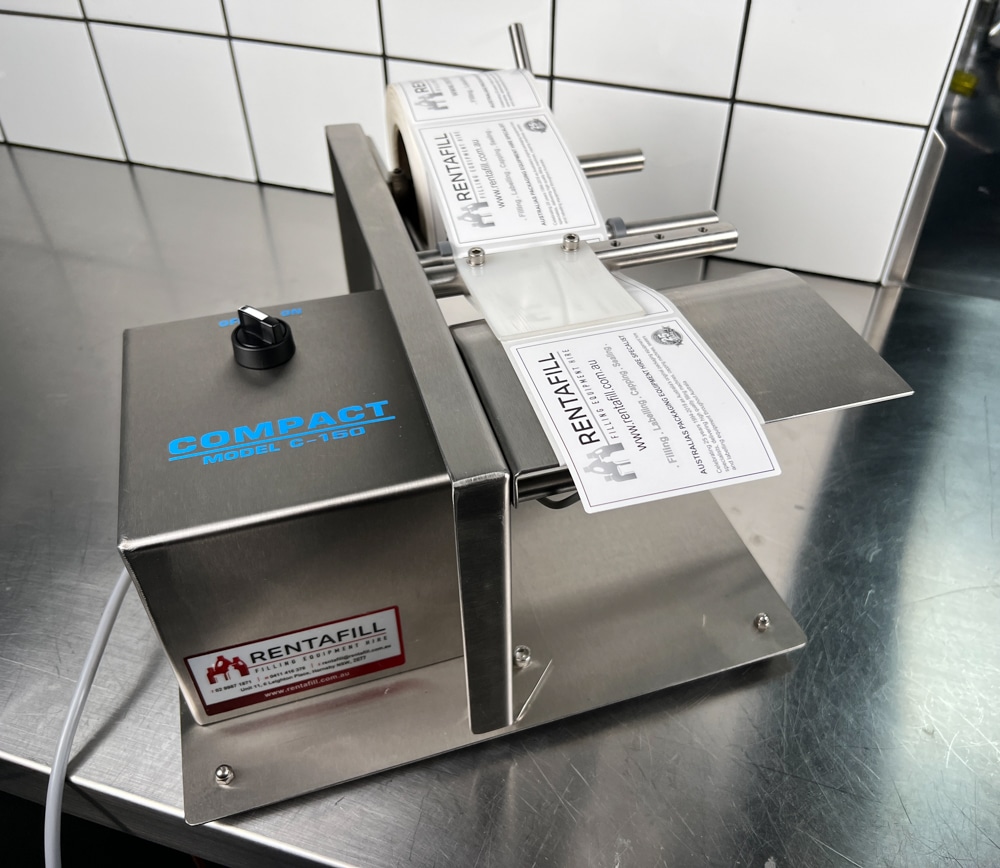 Compact C150 Label Dispenser | RENTAFILL