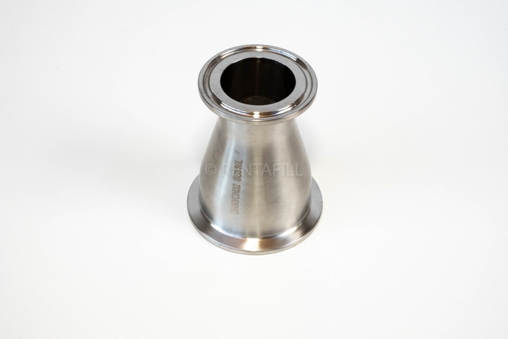 2" - 1.5" 316 Stainless steel tri-clover reducer DN32/DN50 | RENTAFILL