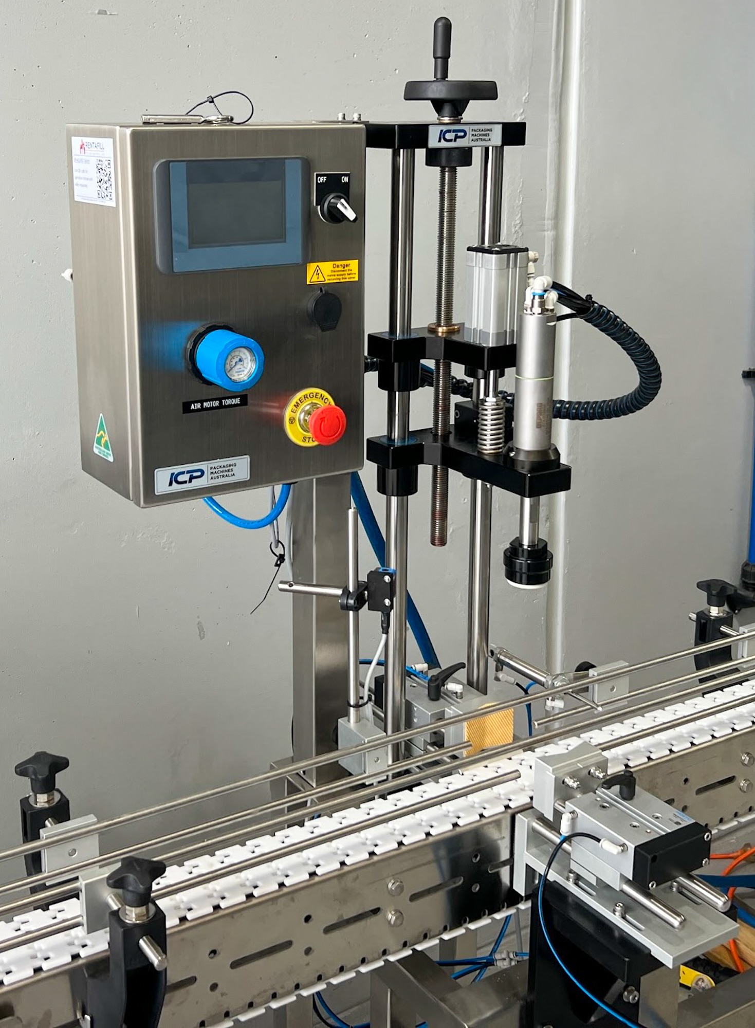 ICP-AC1 PLC Auto Capping Machine | RENTAFILL