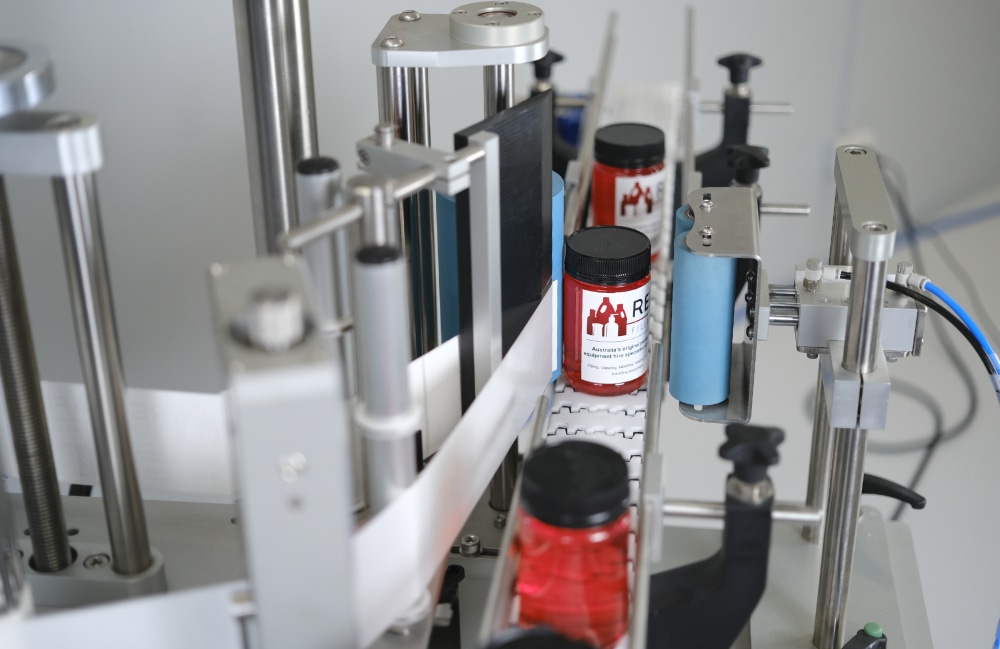 Kleintek W Series – Automatic Inline Label Applicator | Australian Made