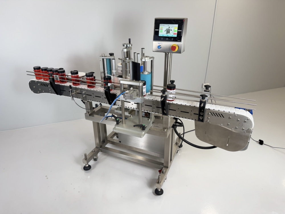 Kleintek W Series – Automatic Inline Label Applicator | Australian Made