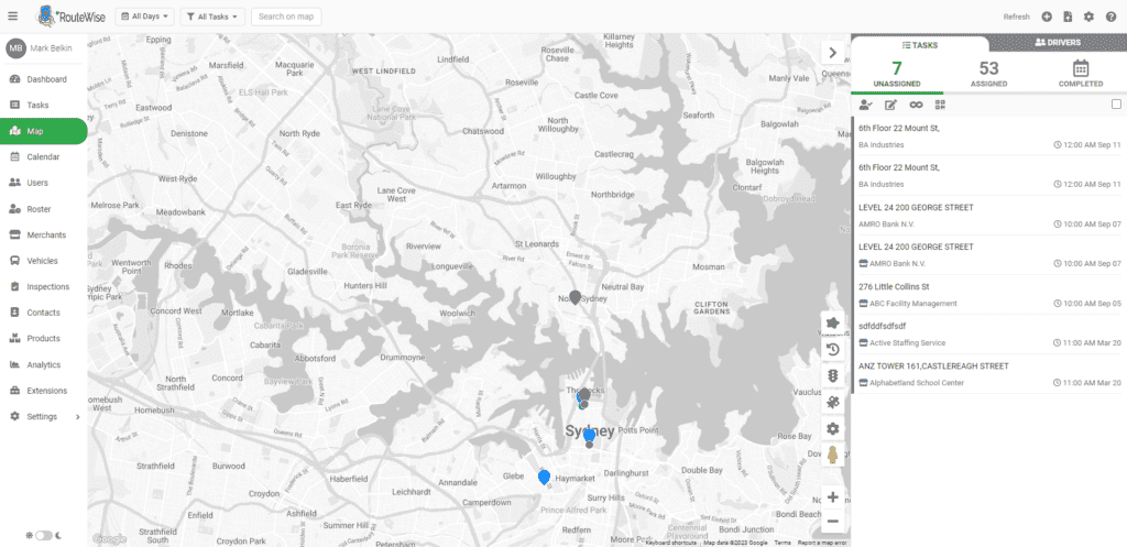 Delivery Management – RouteWise