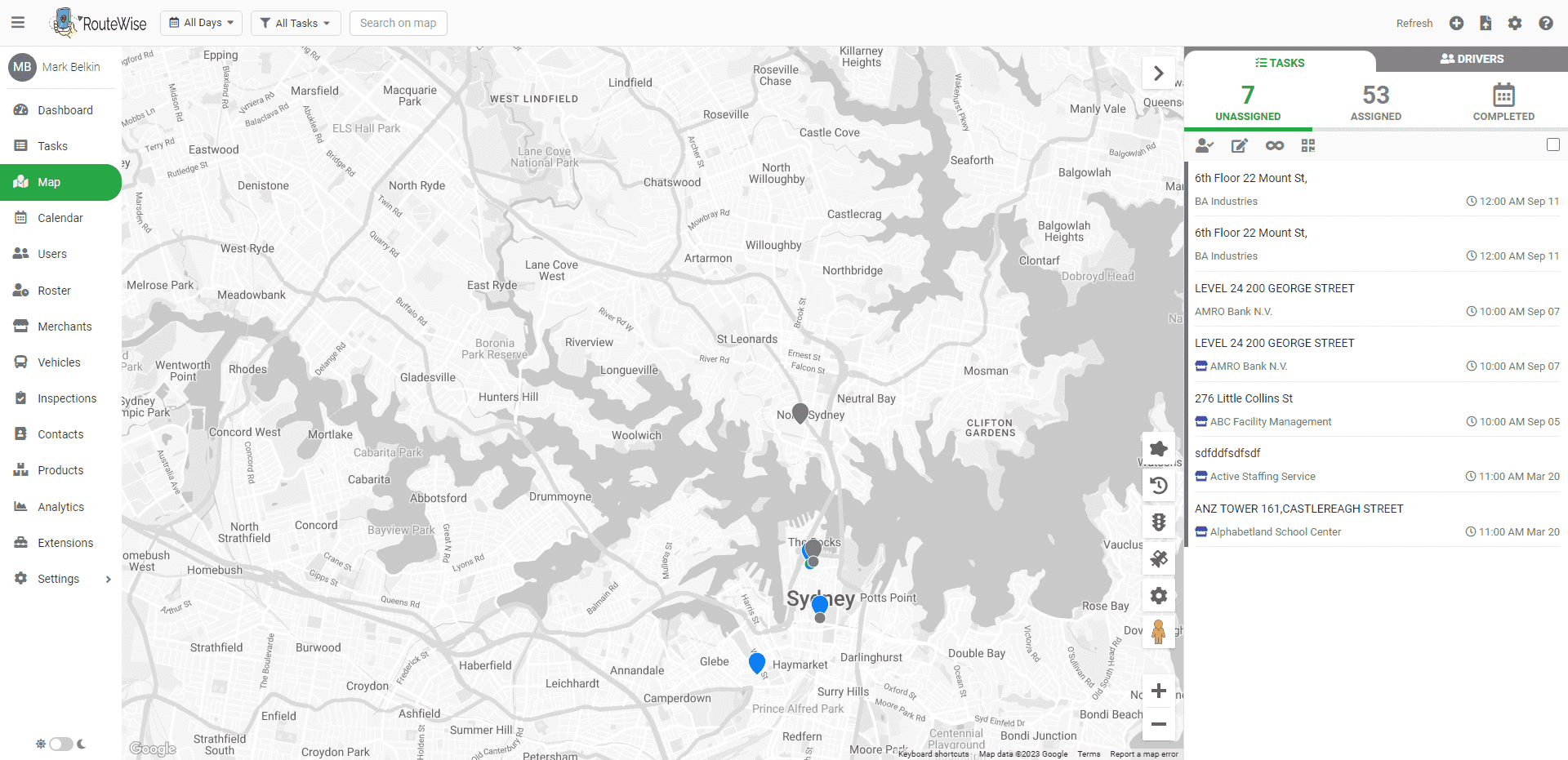 Delivery Management – RouteWise
