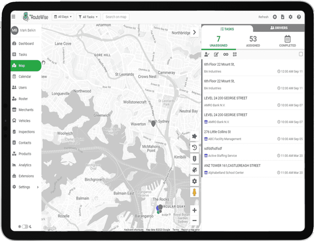 Routewise Features Overview – RouteWise