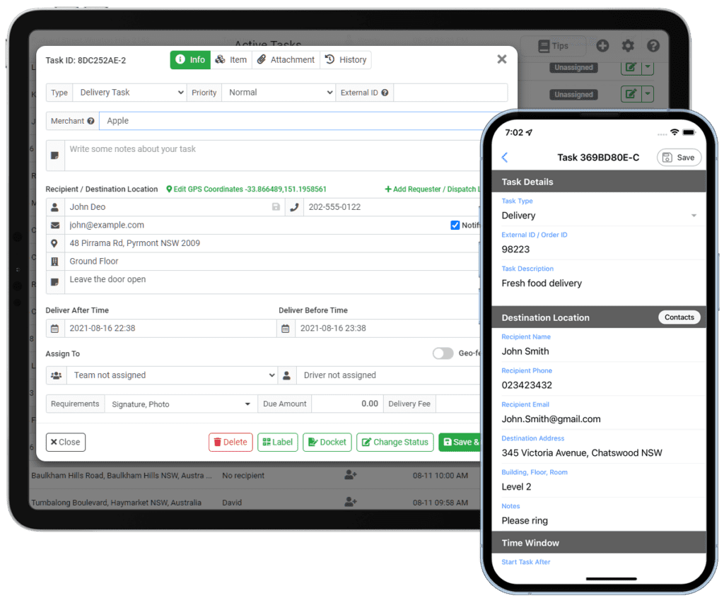 Delivery Management – RouteWise