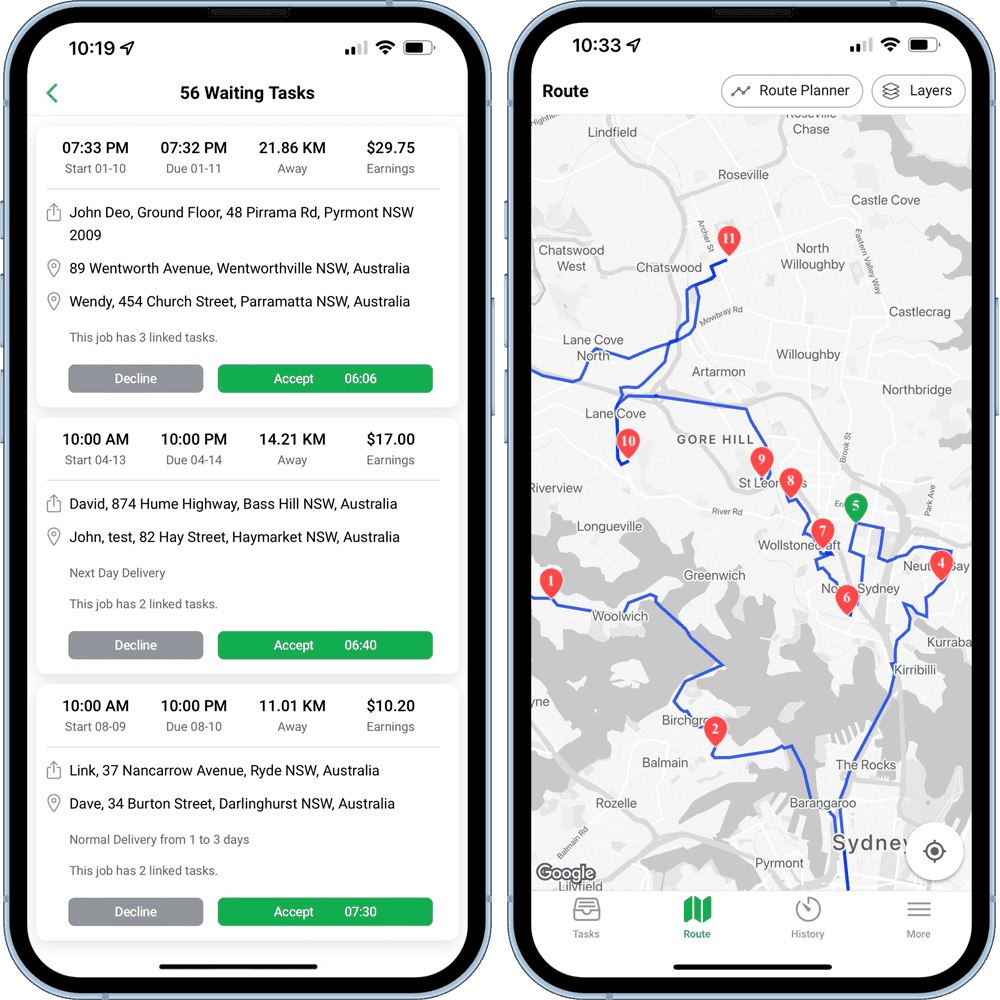 Downloads – RouteWise