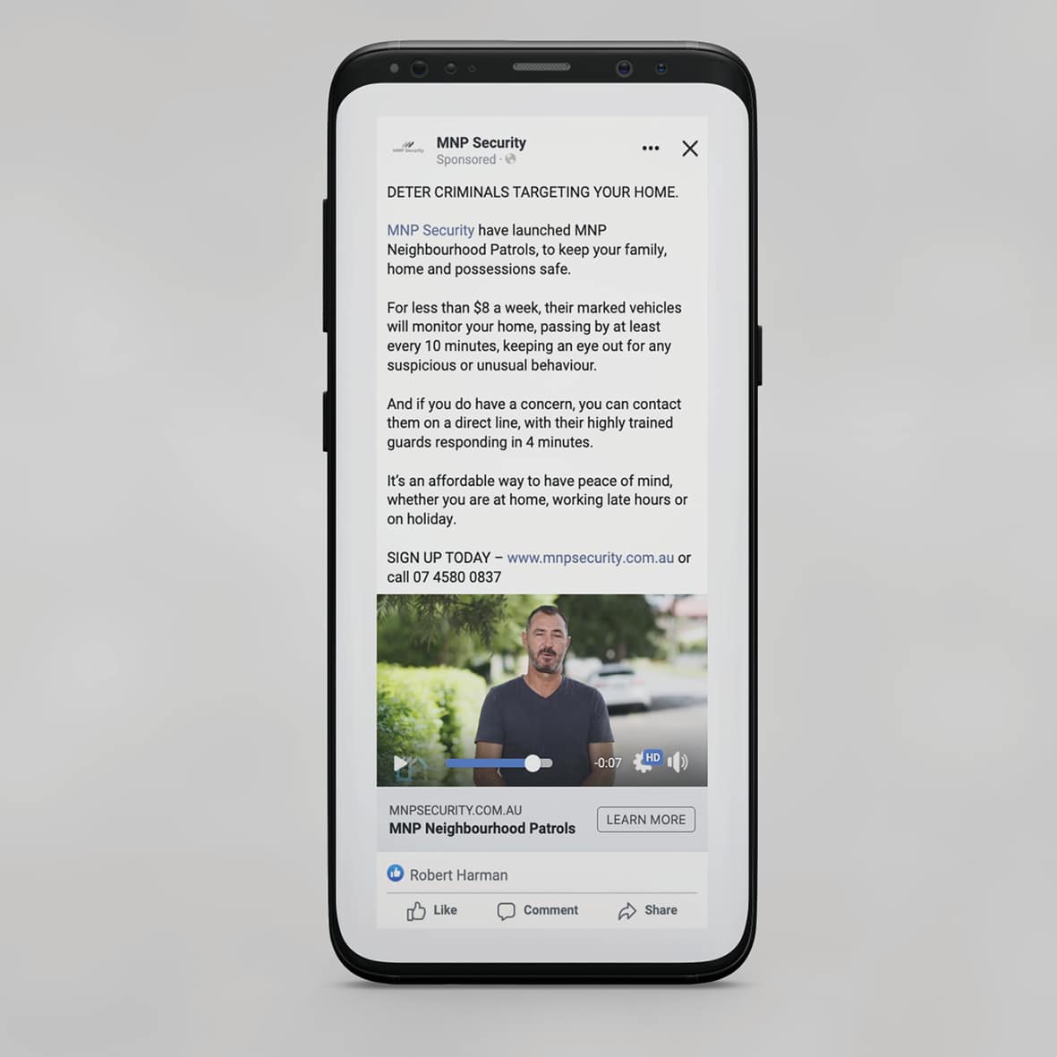 MNP Security's Neighbourhood Patrols - Round Square Marketing